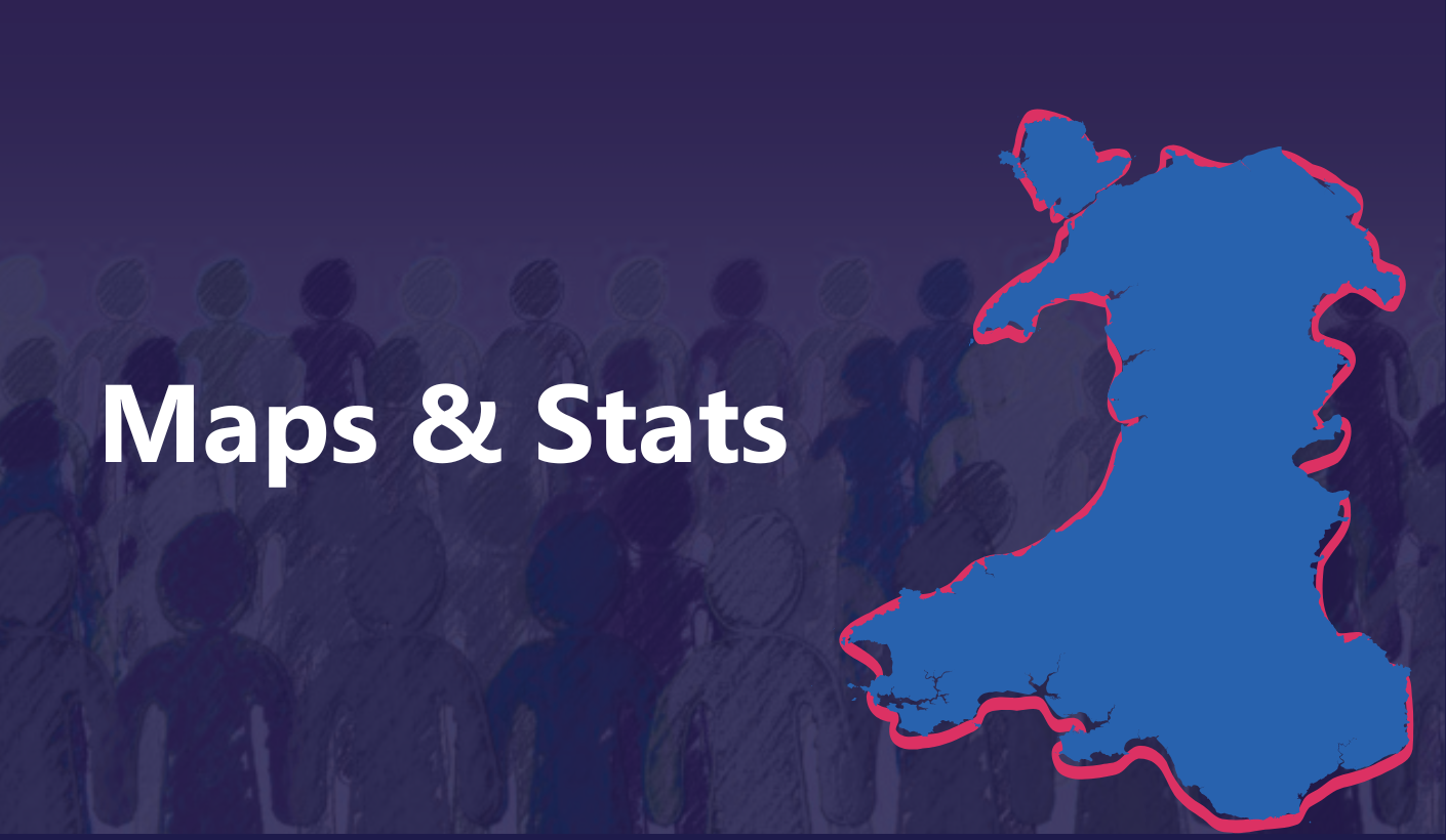 Perthyn Maps and Statistics - Cwmpas